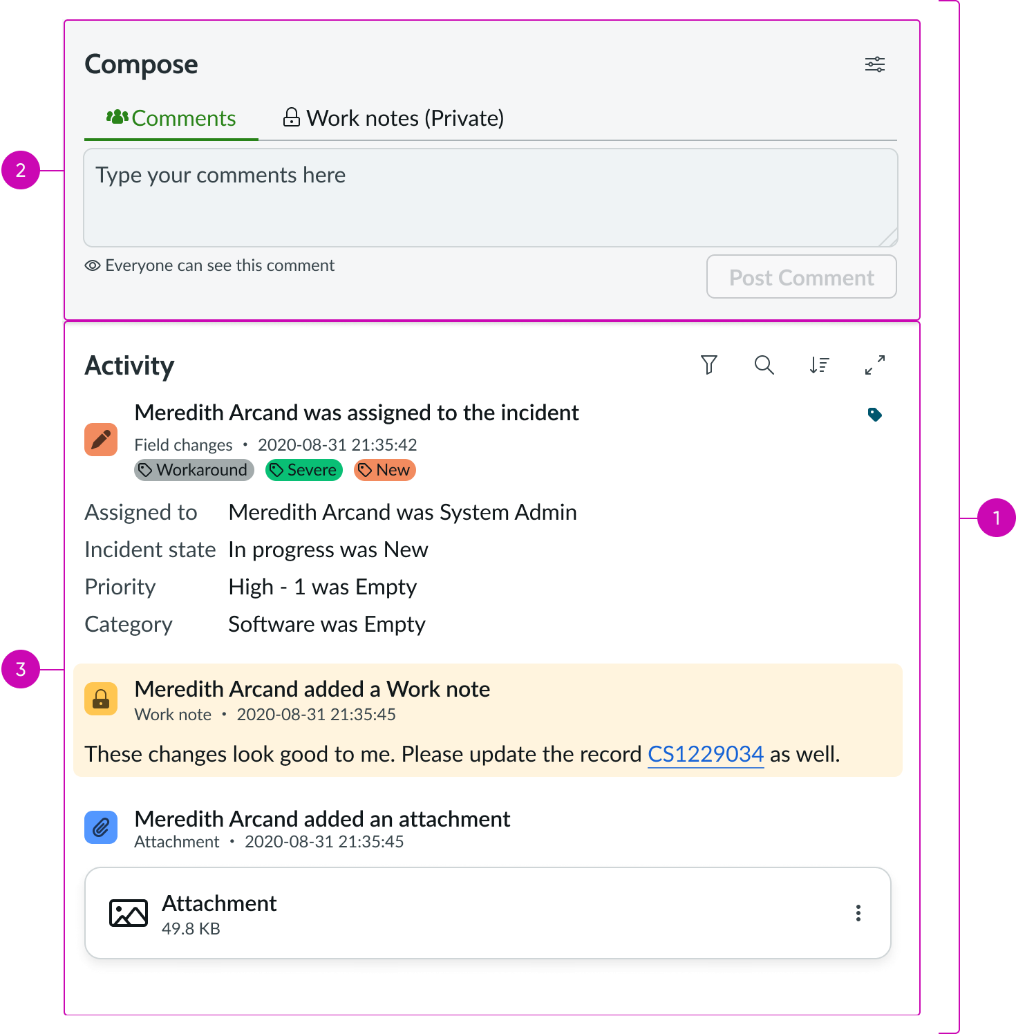 Activity Stream | Horizon Design System