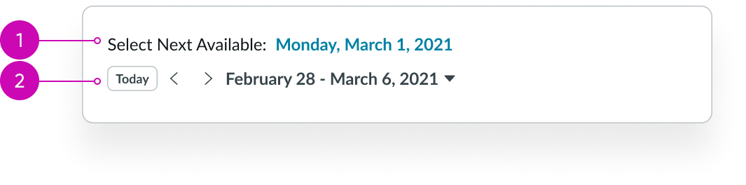 Appointment Calendar | Horizon Design System