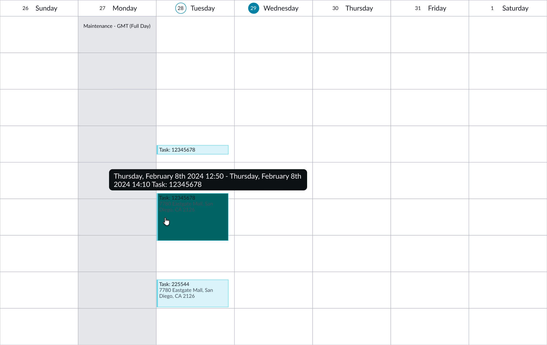 Calendar | Horizon Design System