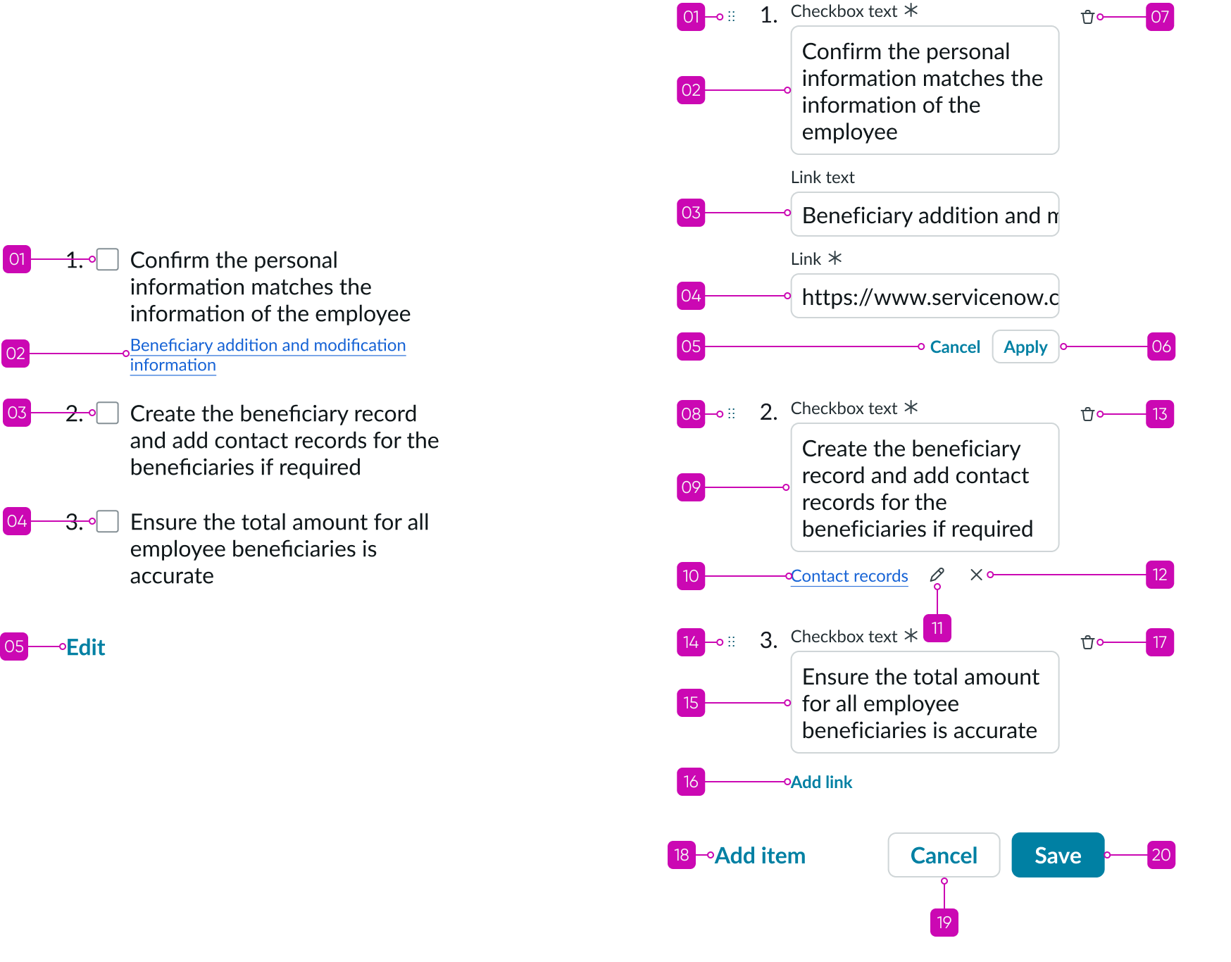 Checklist | Horizon Design System