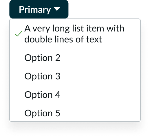 Dropdown List | Horizon Design System