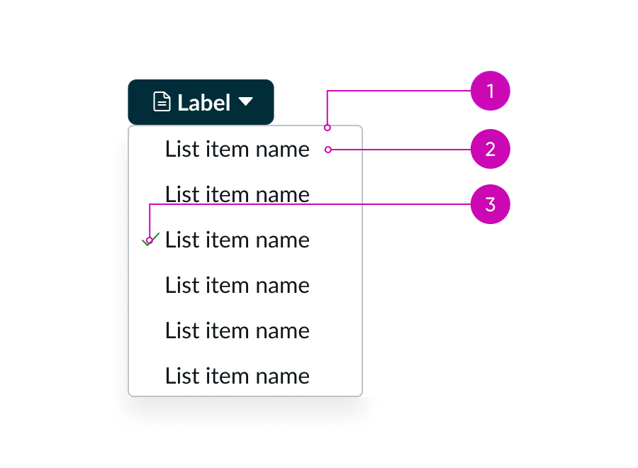 Dropdown | Horizon Design System