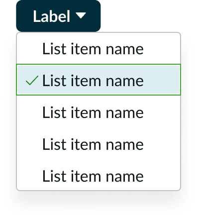 Dropdown | Horizon Design System
