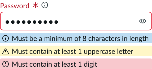 Input password | Horizon Design System