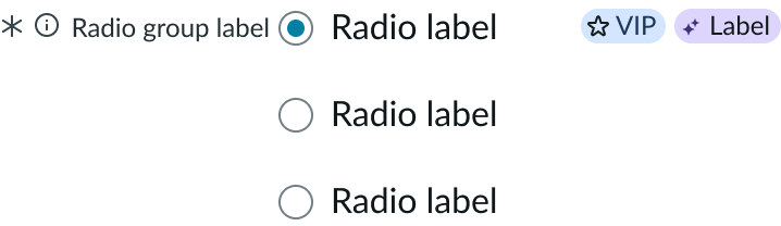 Radio buttons | Horizon Design System