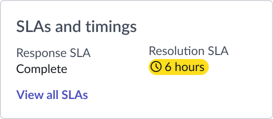 SLA Timer | Horizon Design System