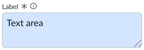 Textarea | Horizon Design System