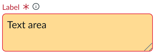 Textarea | Horizon Design System