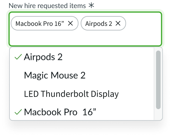 Typeahead multi | Horizon Design System