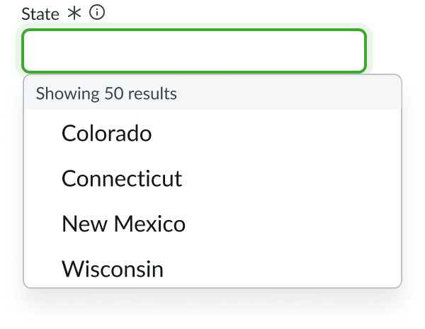 Typeahead | Horizon Design System
