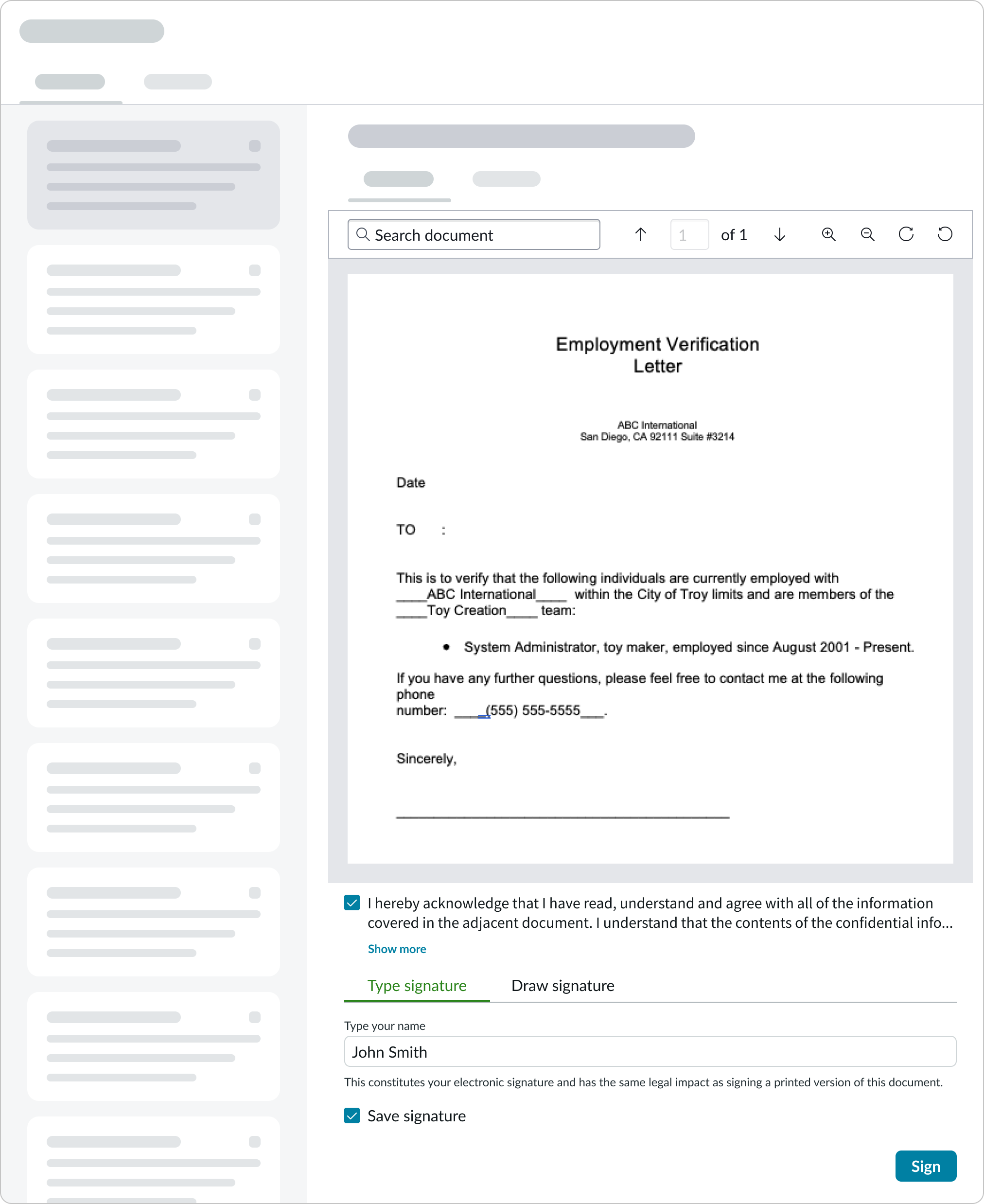 Digital signature | Horizon Design System