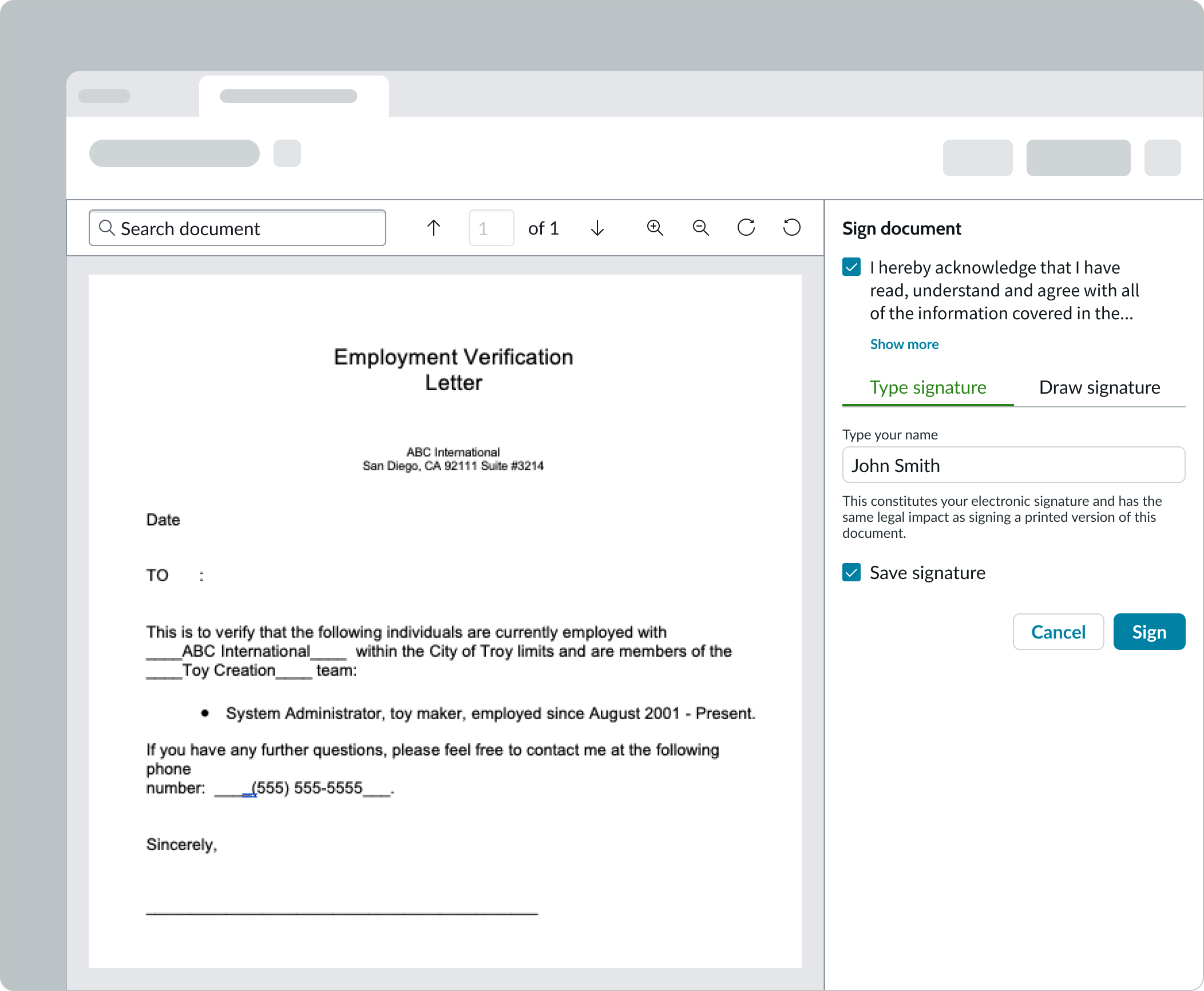 Digital signature | Horizon Design System