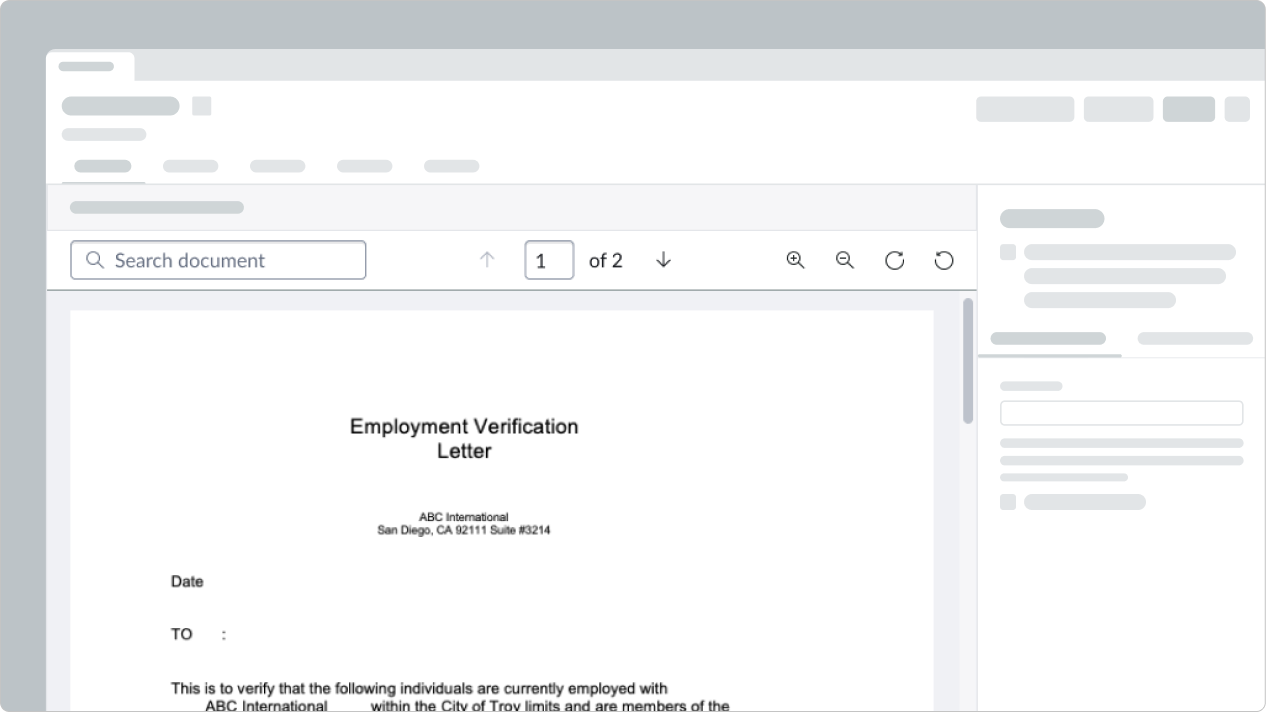 Document display | Horizon Design System