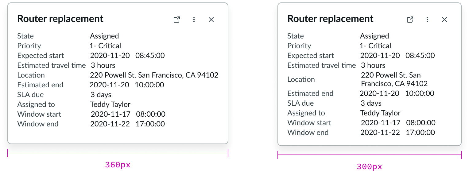 Field service popover | Horizon Design System