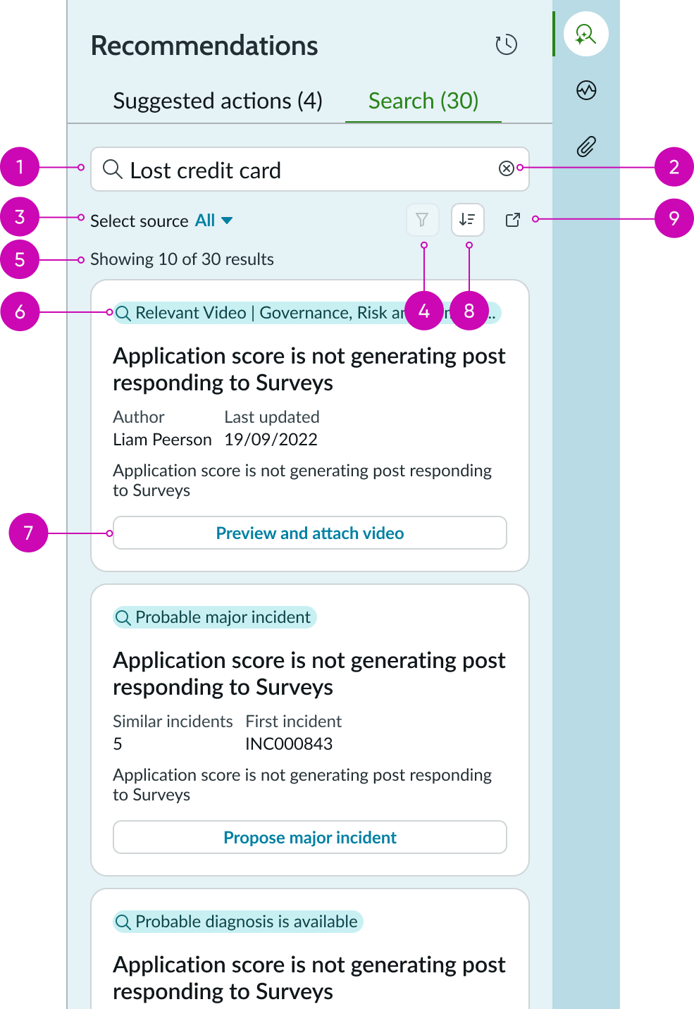 Recommended Actions | Horizon Design System