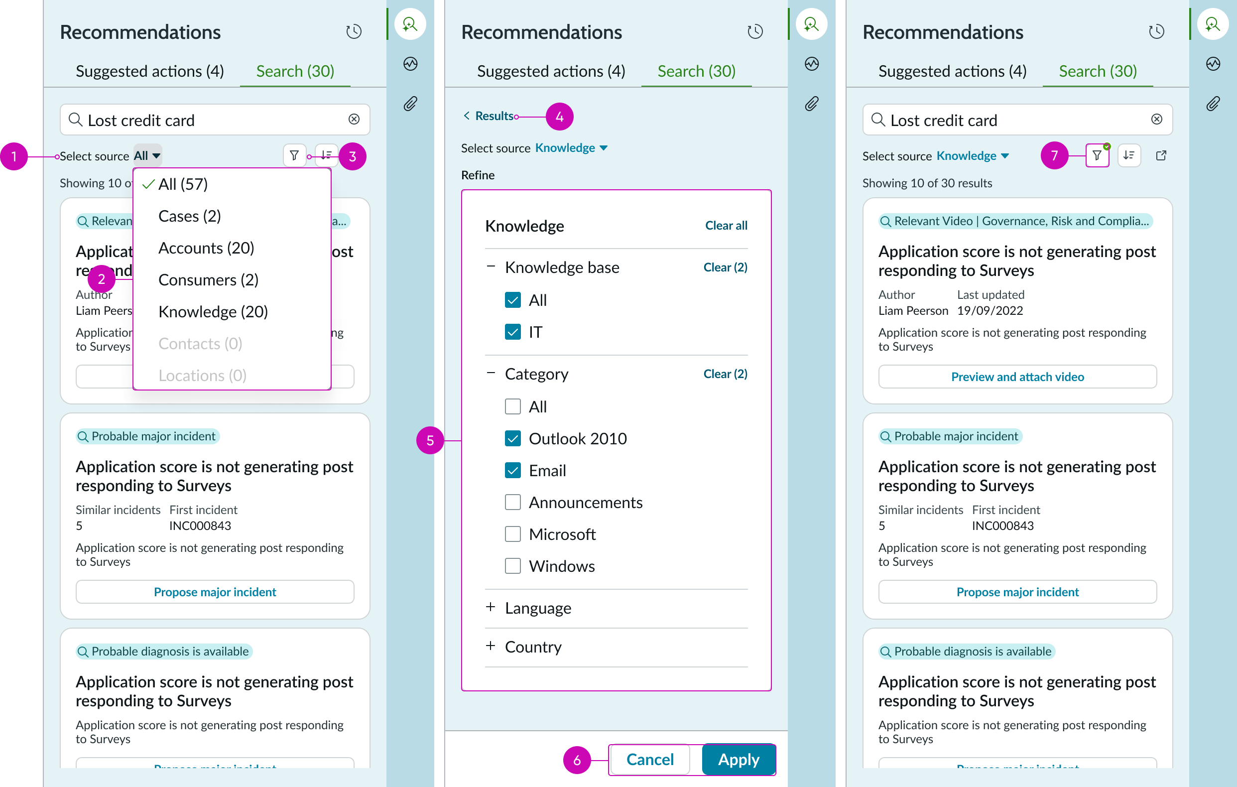 Recommended Actions | Horizon Design System