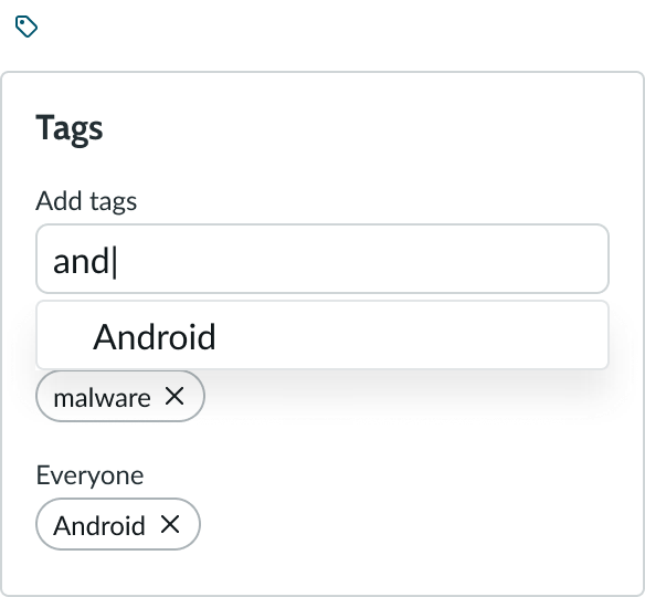 Record tags | Horizon Design System
