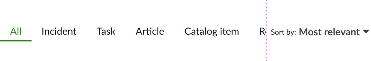 Tab filter | Horizon Design System