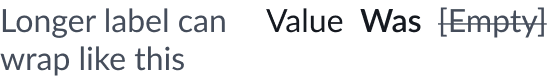 Label value tabbed | Horizon Design System
