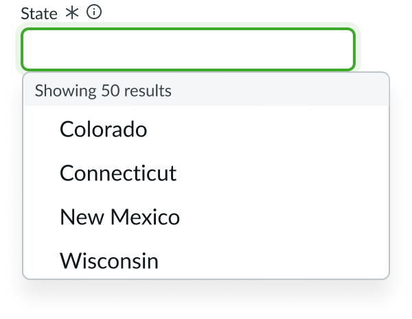Typeahead | Horizon Design System