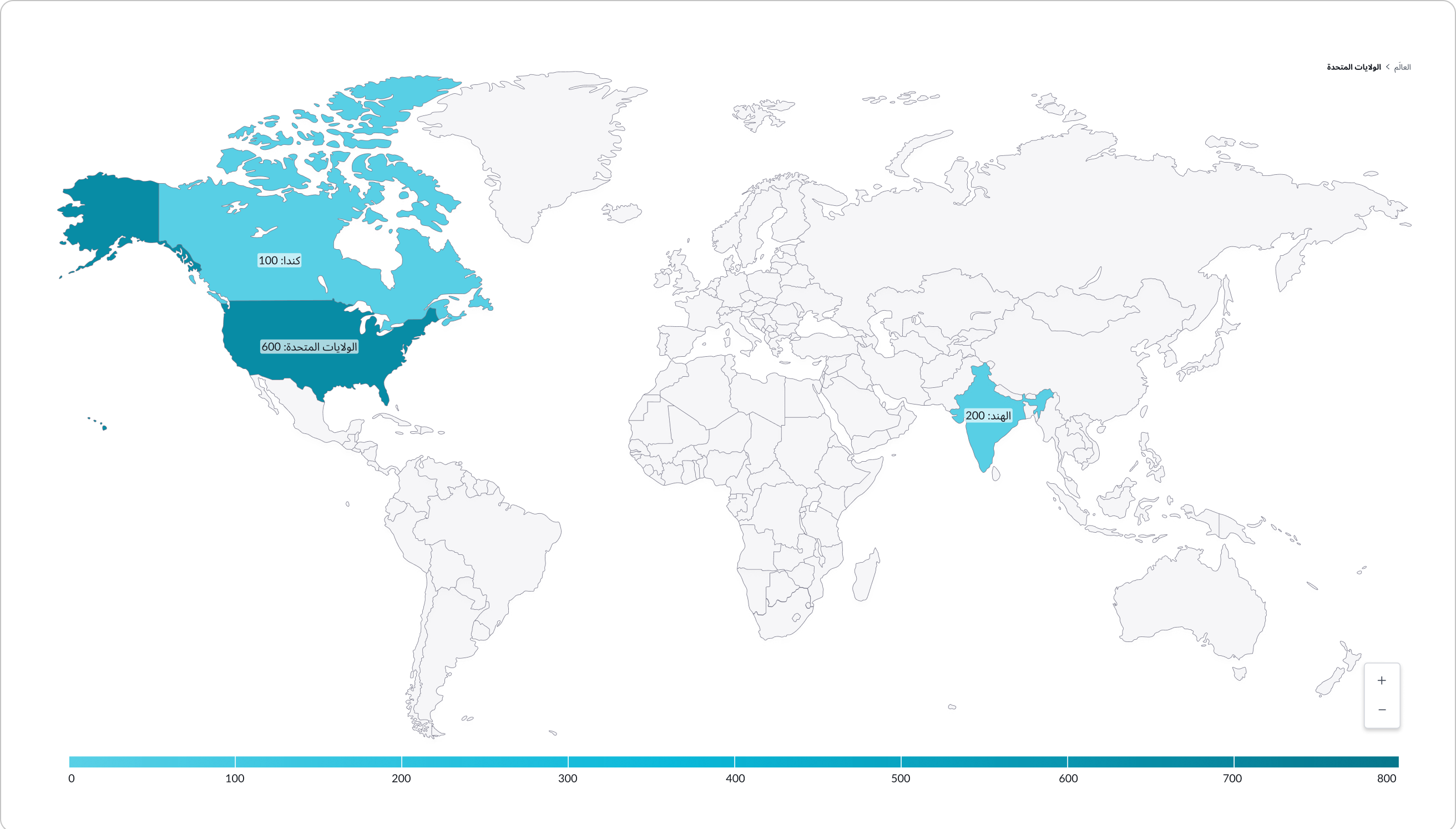 Geomap Visualization | Horizon Design System