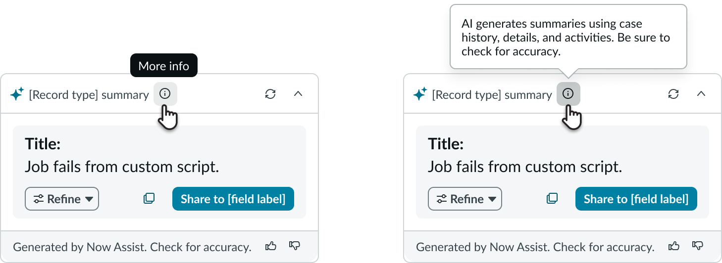 AI Summary Card | Horizon Design System