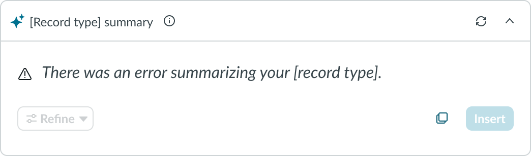 AI Summary Card | Horizon Design System